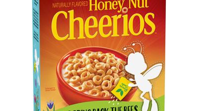 Buzz takes a break from Cheerios box to highlight bees' plight ...