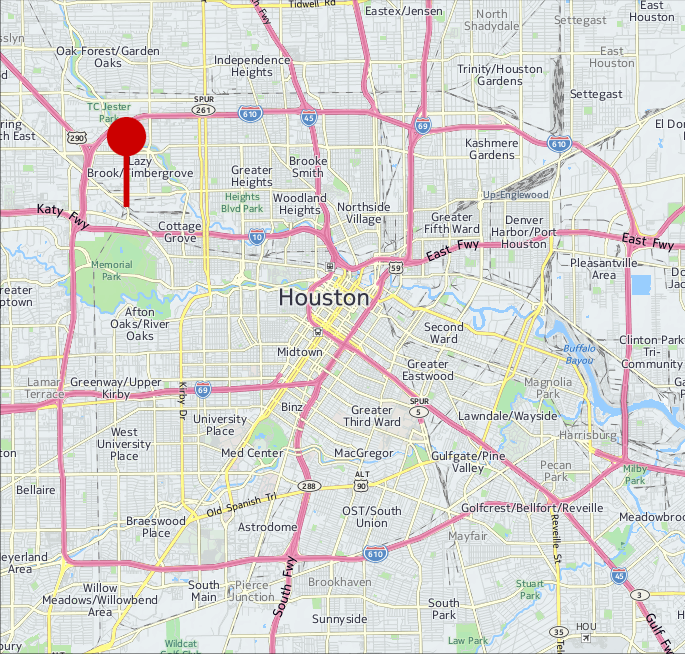 Map Of Northwest Houston