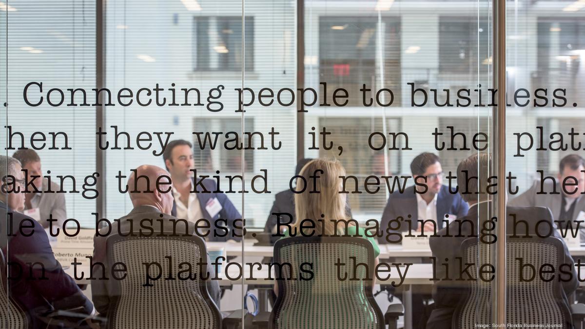 Roundtables tackle topics key to success - South Florida Business Journal