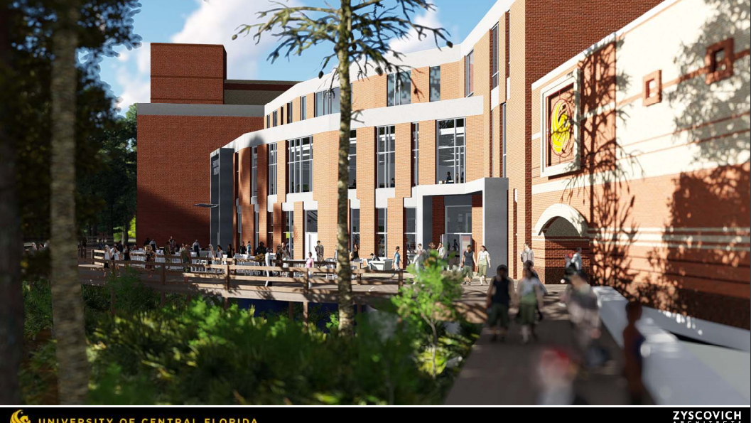 UCF Student Union expansion releases new renderings, contracts still ...