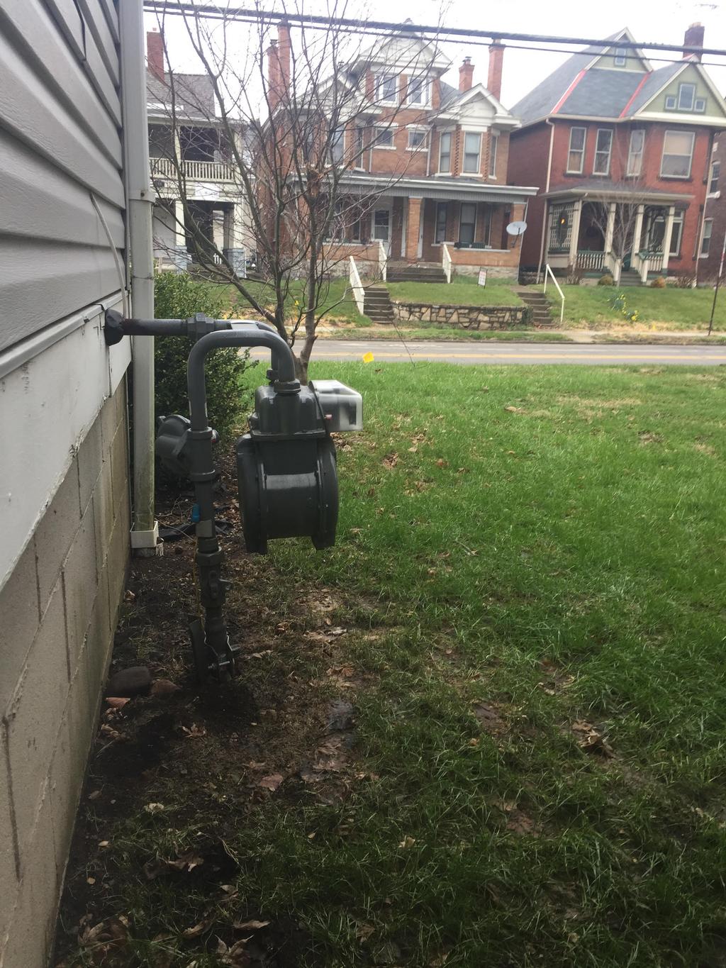 Can Gas Meter Be In Backyard