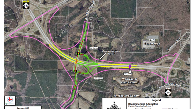 Why a new 540 interchange is a 'big deal' for Triangle commutes ...