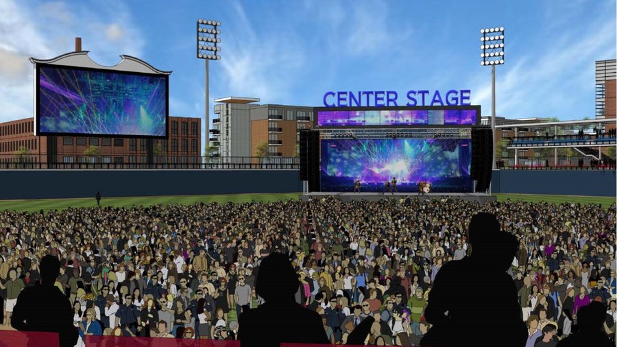 High Point baseball stadium project includes office building looking ...