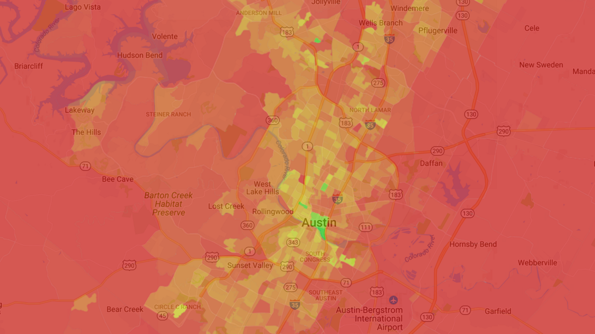 Austin's wealthiest neighborhoods mapped: Where money is concentrated ...
