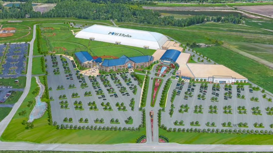 Renderings of PowerPlex, a planned Chesterfield sports project from a ...