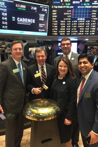 Cadence Bank CEO Sam Tortorici talks IPO, growth plans and more ...