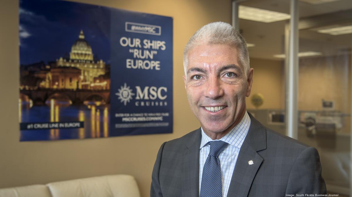 MSC Cruises USA’s Roberto Fusaro on leading by example - South Florida ...