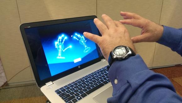 HP Envy Leap Motion SE notebook controlled by hand gesture - Silicon ...