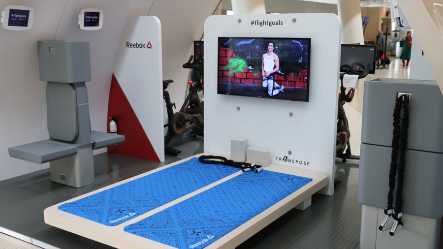 Airbus' Silicon Valley unit shows off gym-on-a-plane concept developed ...