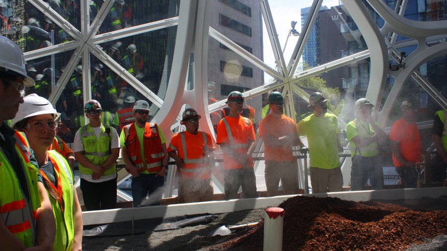 First look: Tour Amazon's Spheres at its Seattle HQ campus (Photos ...