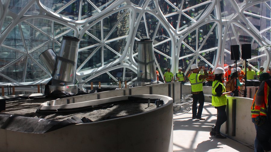 Amazon Spheres Seattle tour
