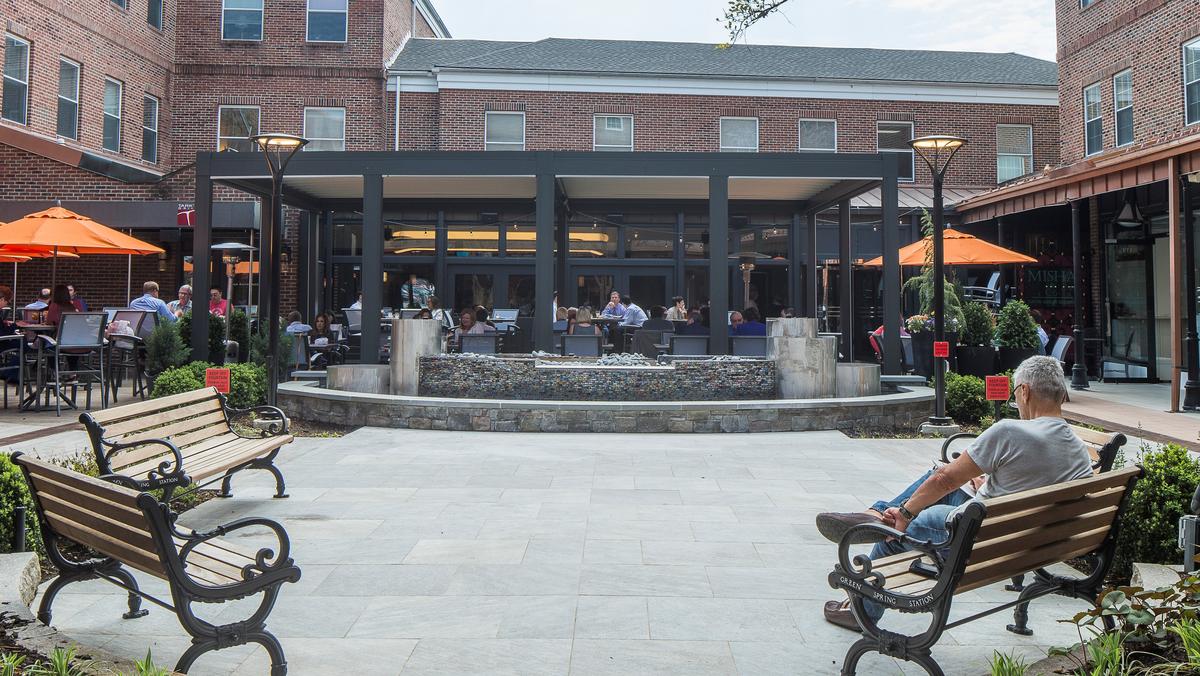 Green Spring Station wraps up $500,000 courtyard renovation - Baltimore ...