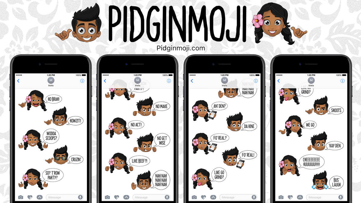 Hawaii brothers launch Pidginmoji sticker app for Apple's iMessage ...