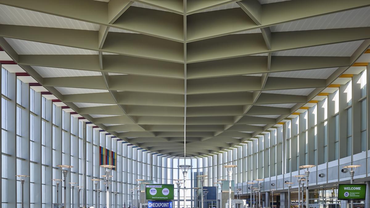 Austin Bergstrom Terminal Facade Texture