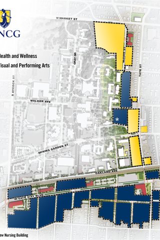 UNC Greensboro's expansive millennial campus plan heads to UNC Board of ...