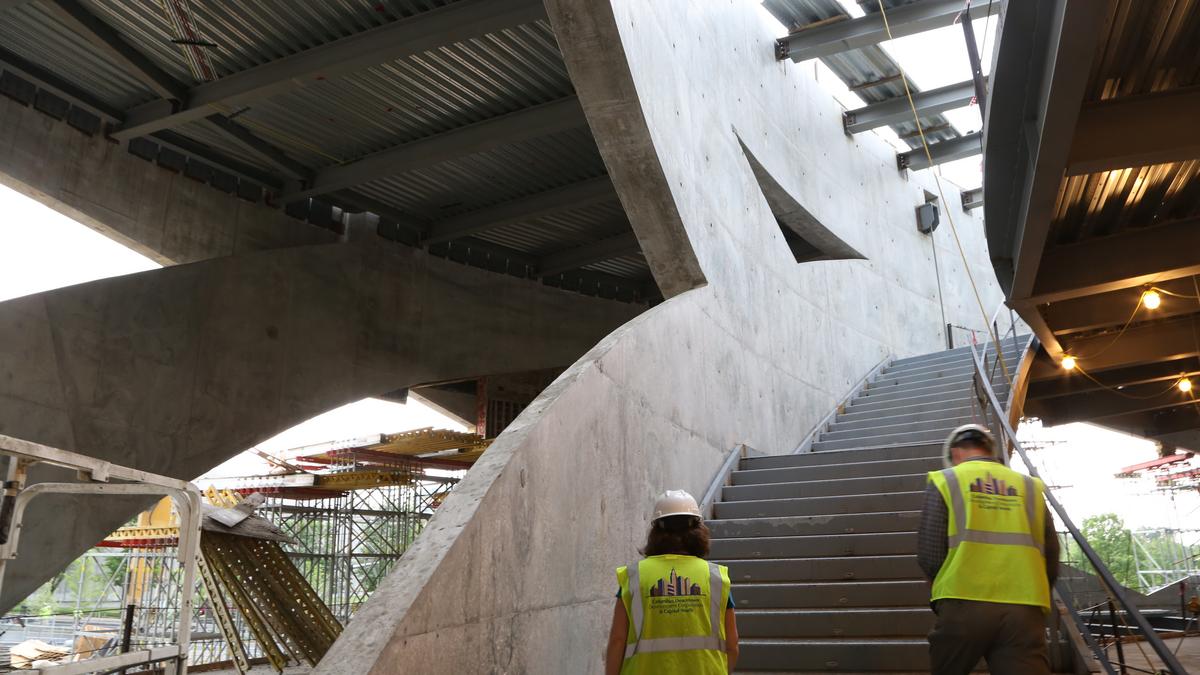 PHOTOS: Veterans Memorial project taking shape on Scioto Peninsula ...