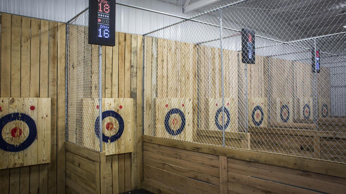 Forest Giant's new ax-throwing facility is for more than just sport ...