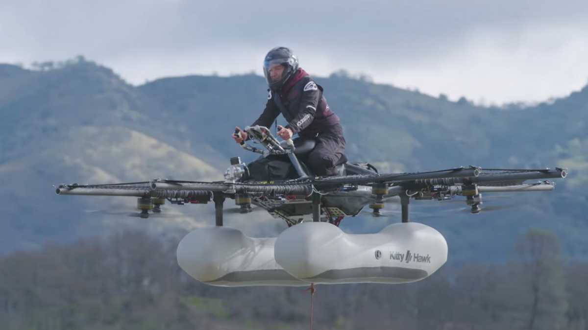 Kitty Hawk releases new video of its flying watercraft - Silicon Valley ...
