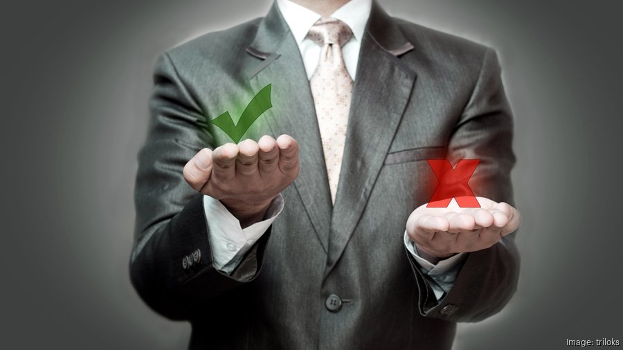 How to avoid the blunt instrument of bad decisions - The Business Journals