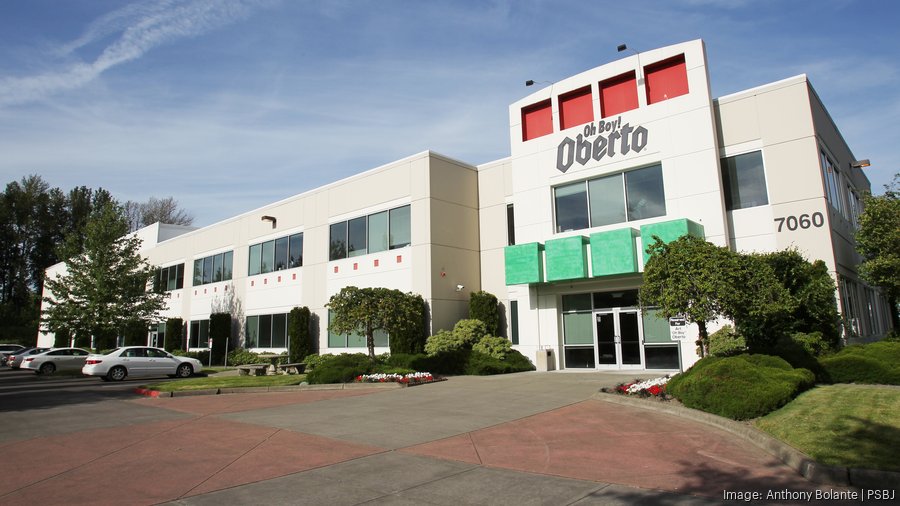 Tom Hernquist, Pres. and CEO of Oberto, gives the PSBJ a tour of his ...