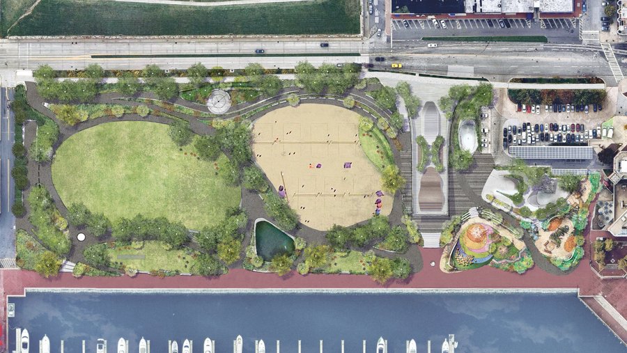 Rash Field redesign updated with skatepark, new pavilion - Baltimore ...