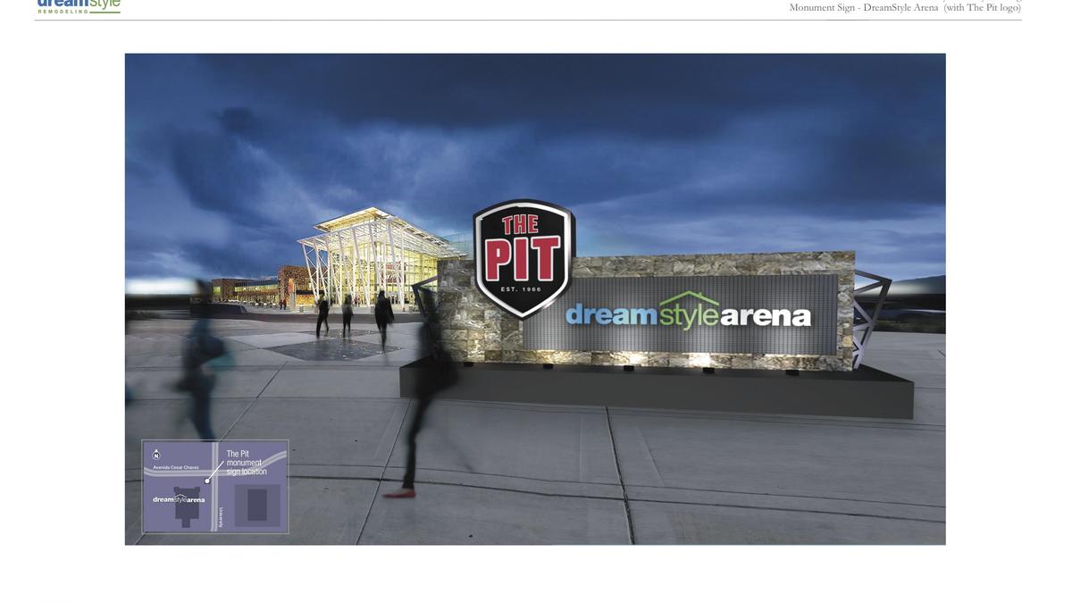 Dreamstyle unveils signage for UNM's The Pit - Albuquerque Business First