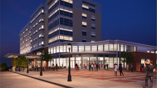 Racine shares renderings of proposed downtown hotel and events center ...