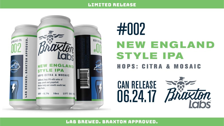 Braxton Brewing's experimental lab launching its first canned beer ...