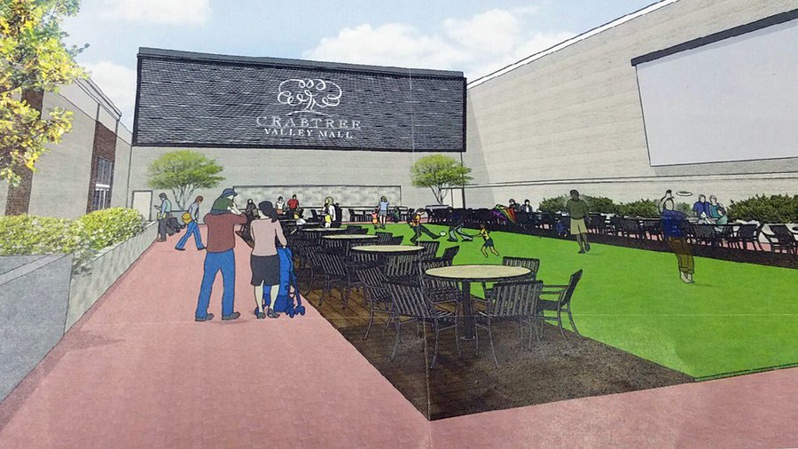 Biz: Raleigh mall mulls use of open space to create outdoor mini-park ...