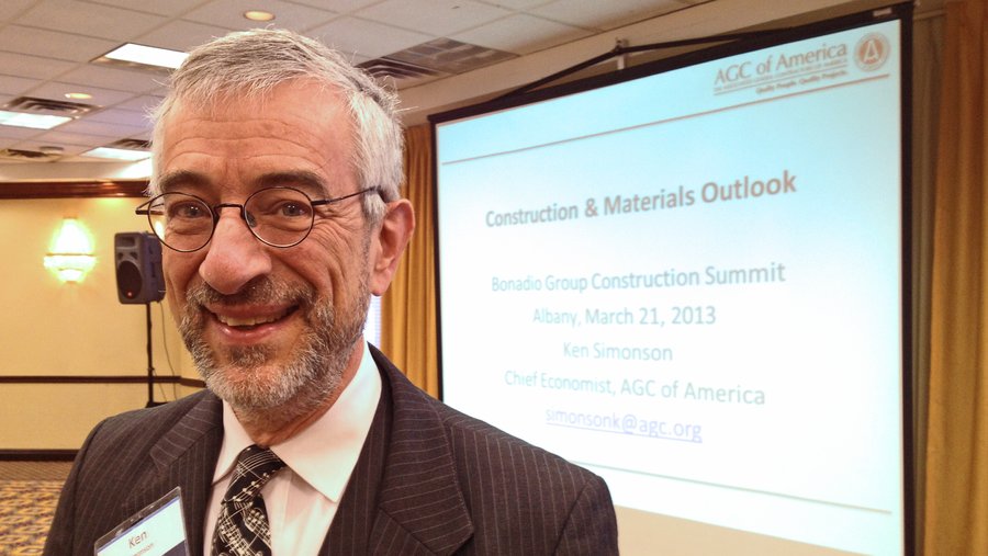 Ken Simonson, construction economist for Associated General Contractors ...