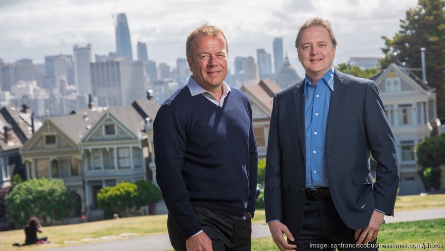Unison co-CEOs Thomas Sponholtz, left, and James Riccitelli