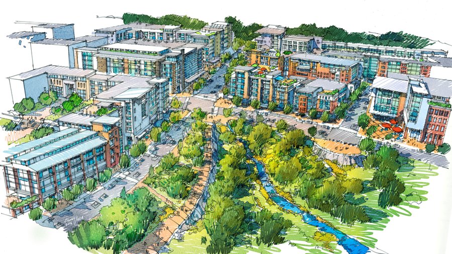 Report: River District commercial uses could generate $5.6B in economic ...