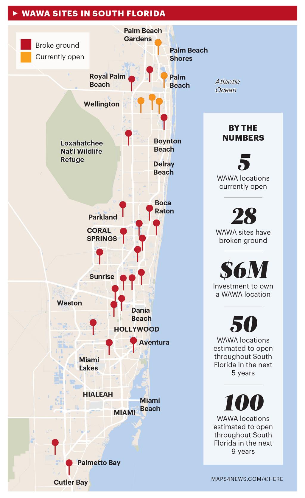 Wawa raises the stakes in the convenience store game - South Florida ...