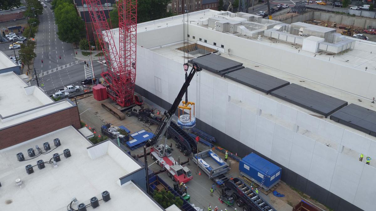 90-ton cyclotron installed at new Emory Proton Therapy Center ...