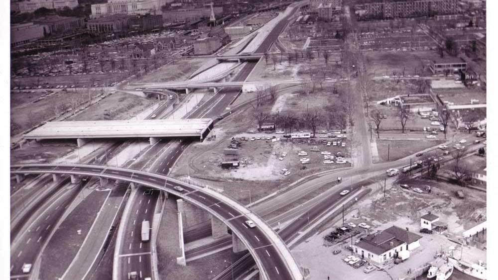 Southeast/Southwest Freeway divides Southwest D.C. - Washington ...