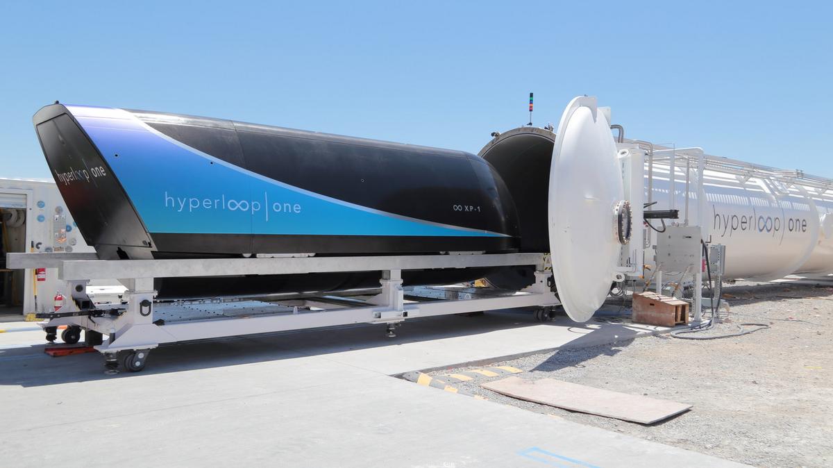Hyperloop One hits record speeds on test track - L.A. Business First