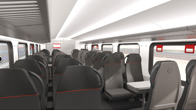 Caltrain riders have made their choice of electric train seat colors ...