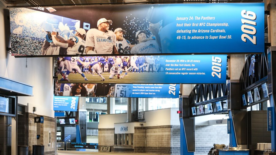 Carolina Panthers unveil Bank of America Stadium upgrades in most ...