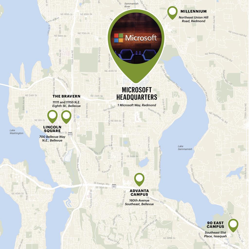 Office 180: Microsoft's Redmond campus isn’t getting the big update ...