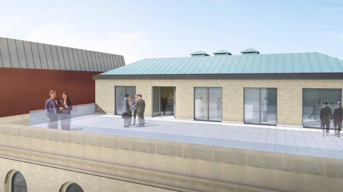 Milken Institute seeks to add a rooftop reception deck overlooking ...