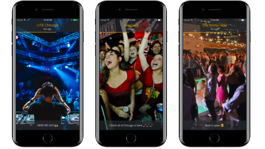 This Snapchat-like app shows you how crowded the bar is before you go