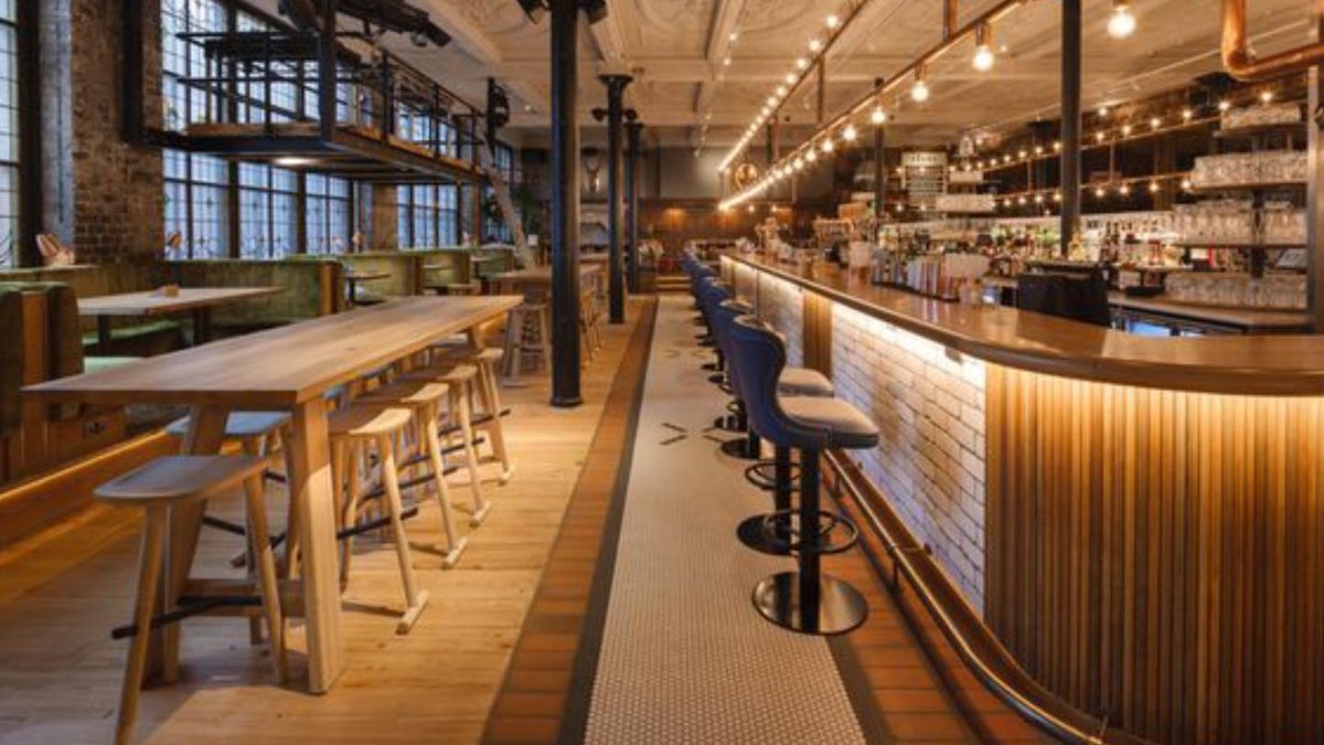 Renderings of the interior of Casper's restaurant and bar in downtown ...