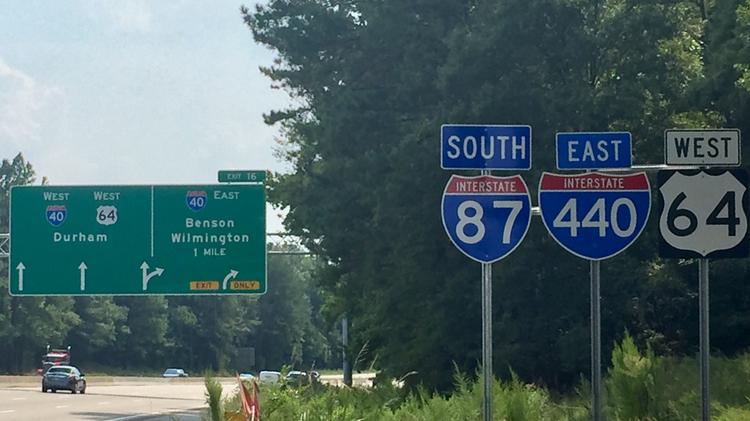 Signage makes new interstate official in Wake County - Triangle ...