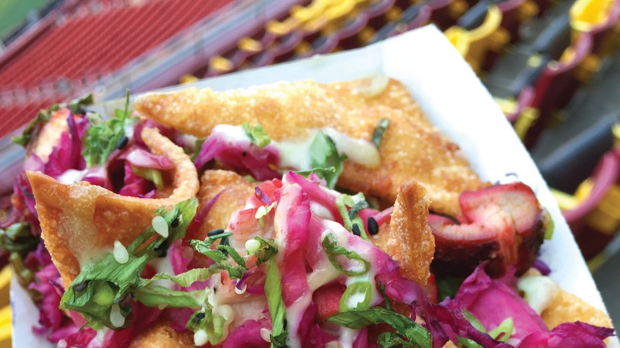 NFL food FedEx Field Asian Nachos
