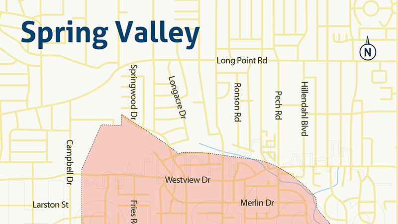 spring valley map