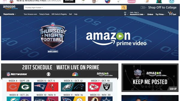 Amazon gives NFL global feel - The Business Journals