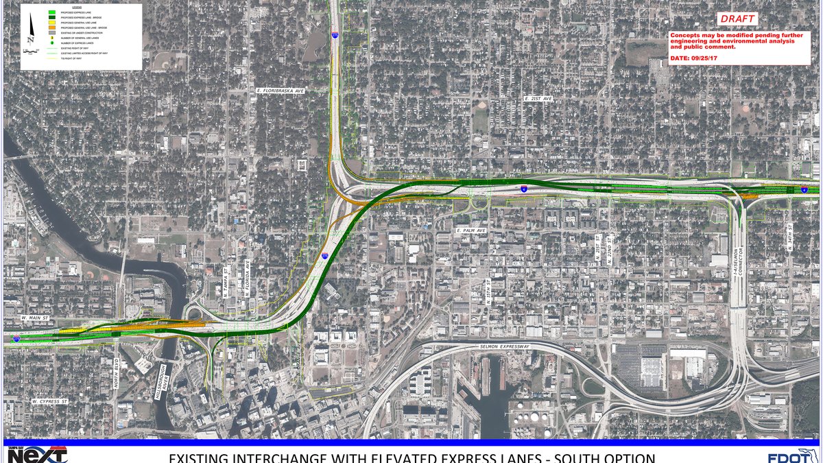FDOT proposes expressway bridges, smaller footprint in new I-275 ...