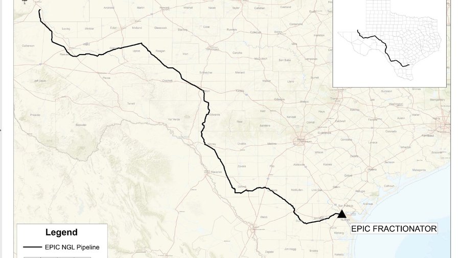 New EPIC Pipeline project to move natural gas liquids from Permian ...
