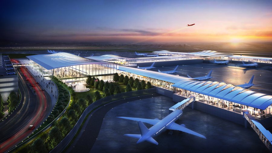 Developer, architect show off KCI single-terminal renderings - Kansas ...