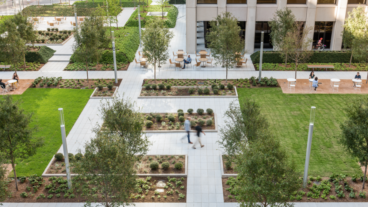 See photos of Allen Center renovation from Brookfield - Houston ...